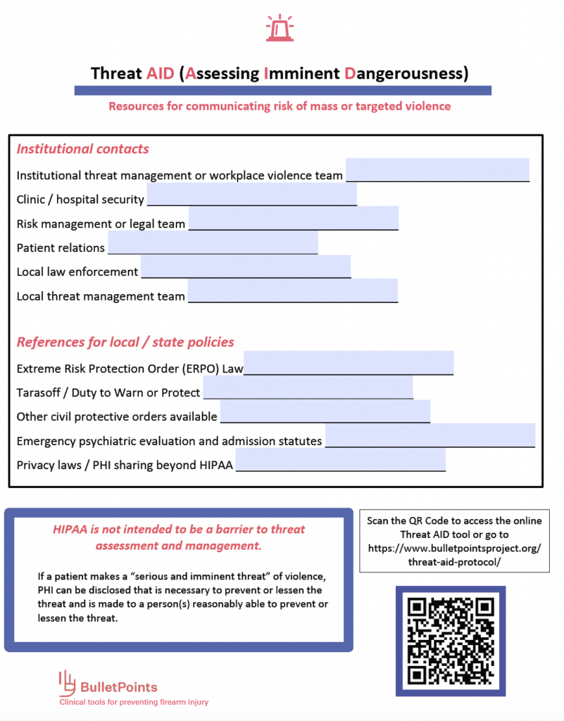 Threat AID Tool - BulletPoints Project